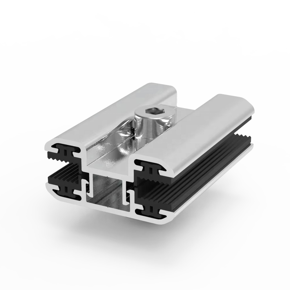 Wholesale Black Aluminum Frameless Solar Panel Mid Clamp